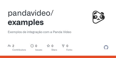 GitHub pandavideo examples Exemplos de integração a Panda Video