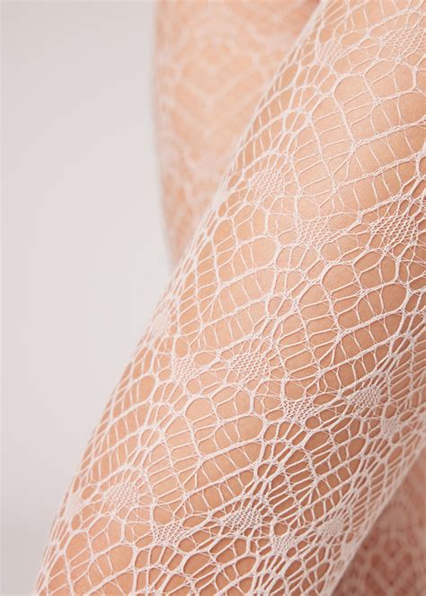 Fan Pattern Fishnet Tights Calzedonia