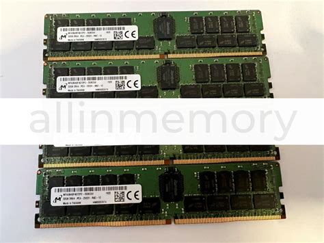 Mt Micron 32g 2rx4 Pc4 2933y 2933mhz Ecc Reg Rdimm Server Memory
