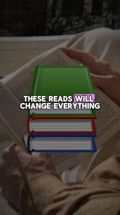 🚀top 3 Must Read Books To Transform Your Life Glowup Motivation