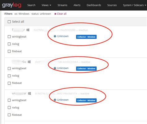 Remove The Unknown Status Sidecars Graylog Central Peer Support
