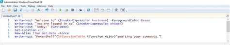how to create powershell profiles sid 500
