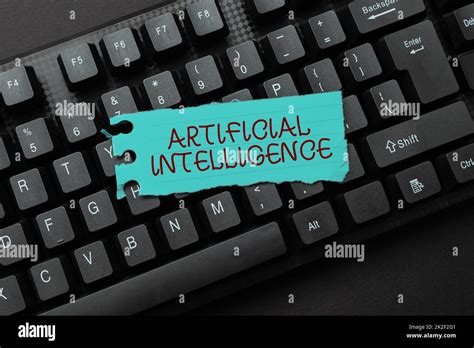 Handwriting Text Artificial Intelligence Business Idea Programmed To Think Like Human And Mimic