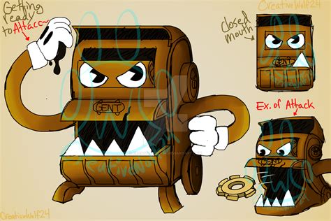 Bendy In Nightmare Run Boss Design~ By Creativewolf24 On Deviantart