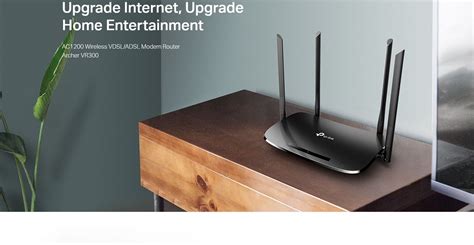 TP Link AC1200 Wireless VDSL ADSL Modem Router Archer VR300 Price In