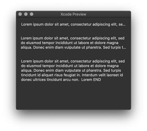 SwiftUI Multi Lined Text MacOS Stack Overflow