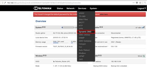 Dynu Com DDNS Configuration Teltonika Networks Wiki