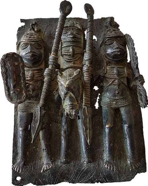 Bronze Plaque Former Benin Empire Nigeria Catawiki
