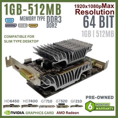 Used Nvidia Mb To Gb Bit Ddr Pcie Video Card For Slim Desktop Shopee Philippines
