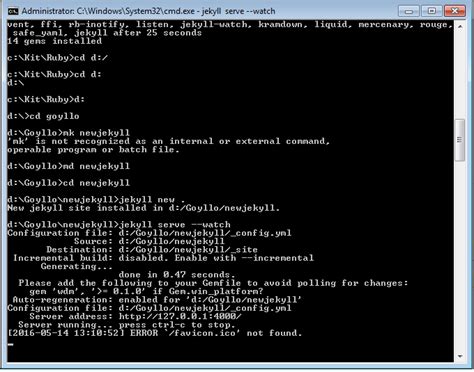 How To Install And Setup Jekyll On Windows