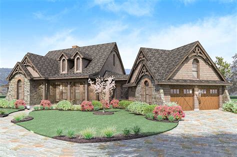 Stone Cottage With Flexible Garage 16807wg Architectural Designs