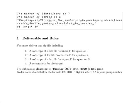csc340 programming languages and compilers fall 2020