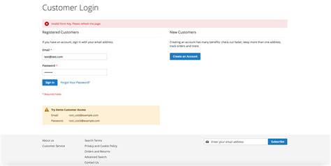 Unable To Login Or Create Account In Magento 23 Local Setup · Issue