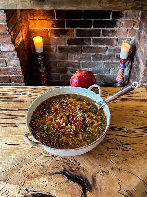 Ash Anar Recipe Persian Pomegranate And Herb Soup — I Got It From My