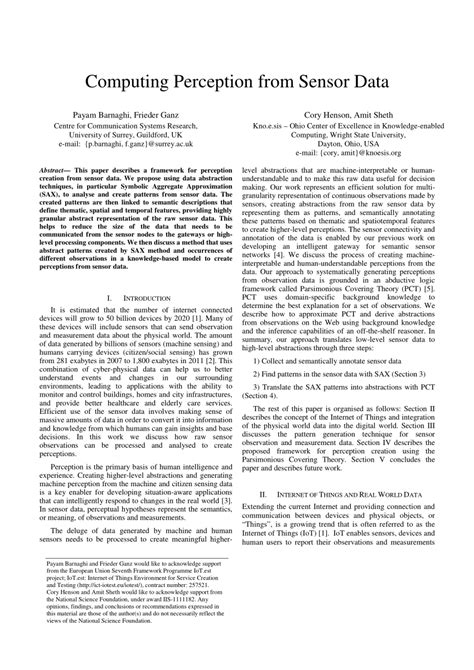 pdf computing perception from sensor data