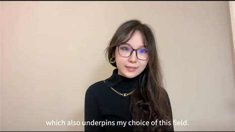 Shen Yujies Self Introduction Youtube