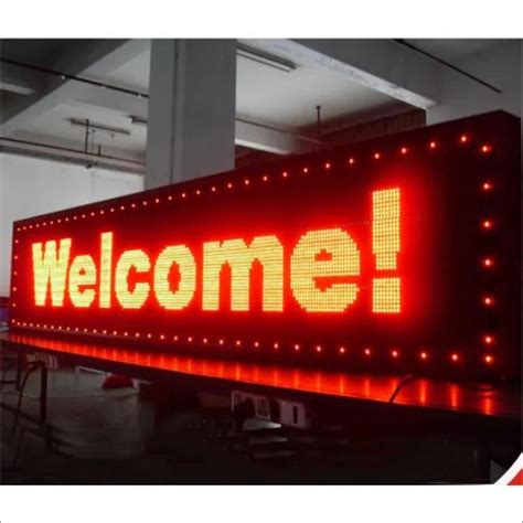 Single Color Scrolling Led Display At INR In Pune Vishwanjali Technology Pvt Ltd
