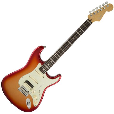 Fender American Deluxe Stratocaster Hss Shawbucker Sunset Metallic