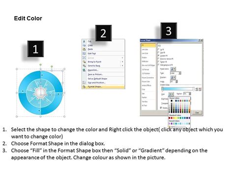 Circular Puzzle Flowchart Process Diagram 7 PowerPoint Presentation Images Templates PPT