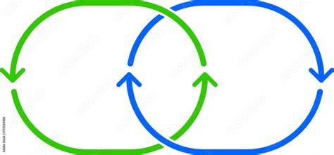 Vetor De 원 사각 삼각 사각 오각 육각 라인 화살표 다이어그램 Do Stock Adobe Stock