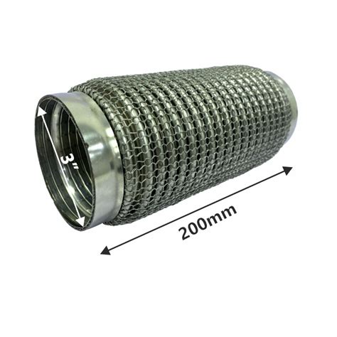 flexible ss coupling wire mesh 3 200mm deep performance