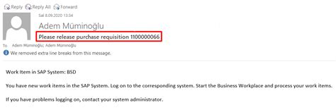 E Mail Notification For Prpo Approver Sap Community