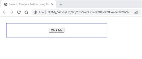 CSS - How to Center a Button? - Life in Coding