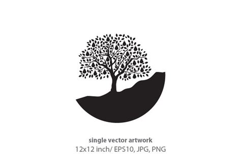 TREE SINGLE VECTOR ARTWORK 752013