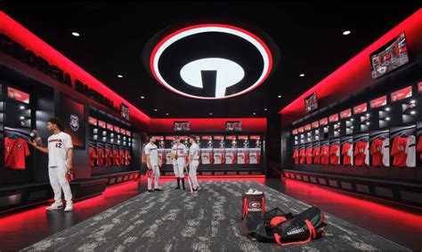 University Of Georgia Baseball Locker Room Upgrade