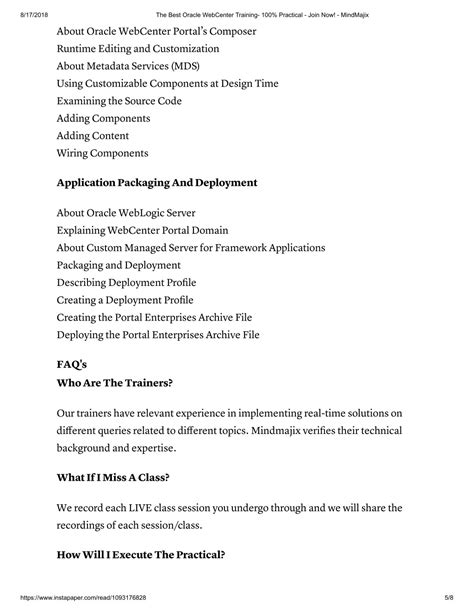 ppt oracle webcenter online training with free certification