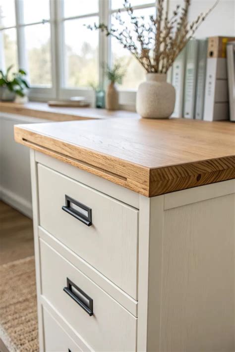 12 Smart File Cabinet Desk Ideas For Small Spaces Timberelle