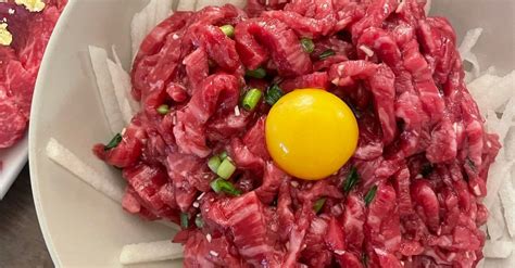 집에서도 간단하게 한우 육회 황금레시피