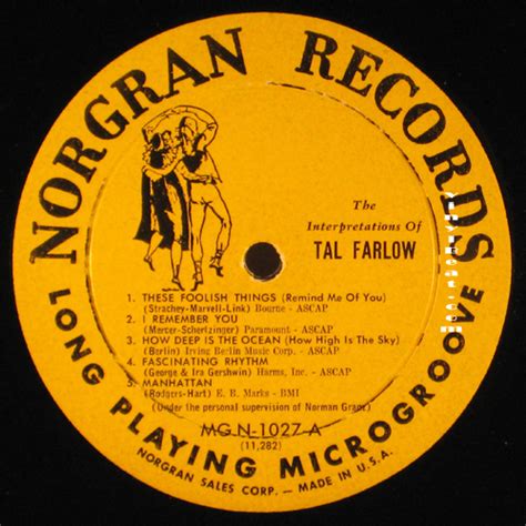 Lp Label Guide Record Labels M O Norgran