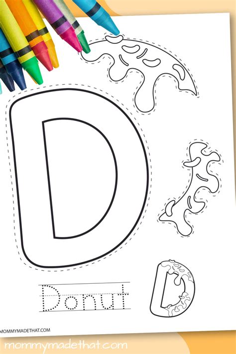 Printable Letter D Crafts