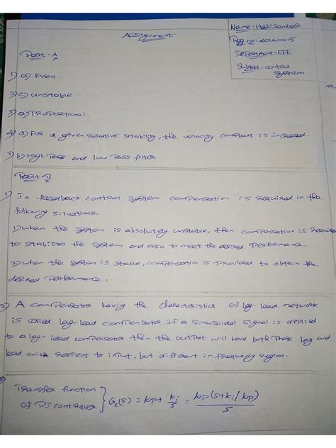 assignment control system pdf