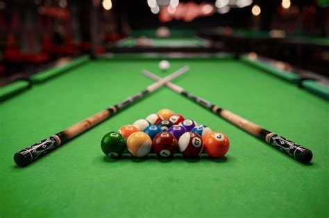 Colorful Billiard Table