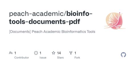 Github Peach Academicbioinfo Tools Documents Pdf Documents Peach