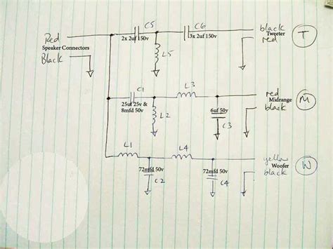Building A Schematic For A Passive Subwoofer Crossover