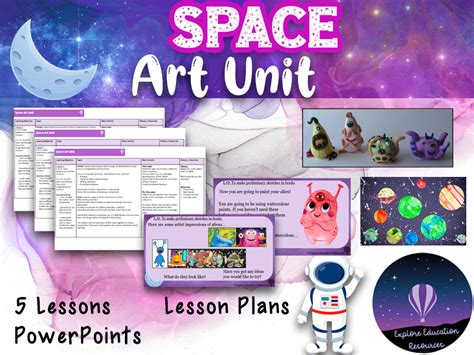 Ks1 Space Art Unit 5 Outstanding Lessons Teaching Resources