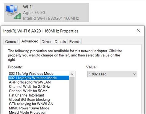 My Intelr Wi Fi 6 Ax201 160mhz Network Adapter Is Not Working Properly On My Dell Inspiron 13