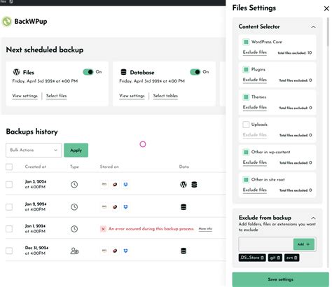 Backwpup Wordpress Backup And Restore Plugin Wordpress Plugin