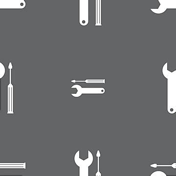Geometry Tools In A Pattern On Gray Background Vector Drawing Calipers Mathematics PNG And