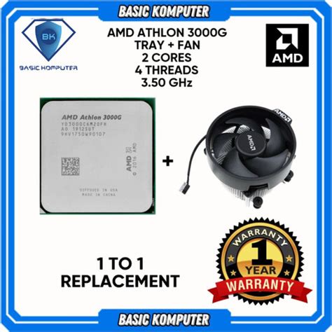 Jual Processor Amd Athlon G Ghz Cpu Socket Am Tray Fan Jakarta Pusat Basic