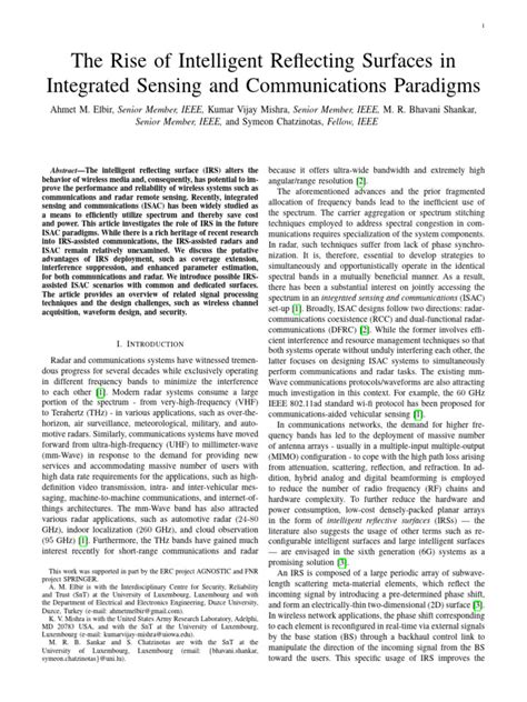 the rise of intelligent reflecting surfaces in pdf radar