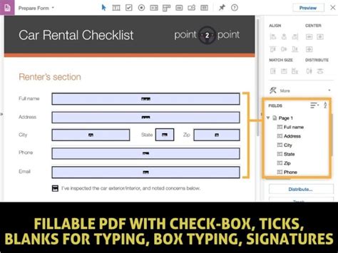 A Fillable PDF With Fillable Text Boxes Check Boxes And Other Elements Upwork