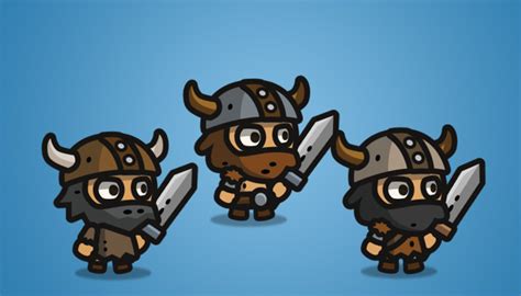 Tiny Viking Tiny Style Character GameDev Market