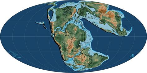 Filemollweide Paleographic Map Of Earth 170 Ma Bajocian Agepng