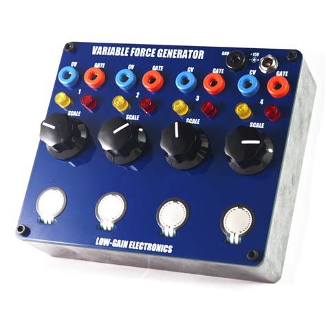 Variable Force Generator Stand Alone Cv Gate Controller — Low Gain Electronics