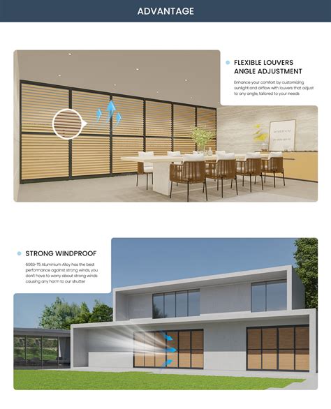 Alunotec New Custom Aluminum Operable Louvre Shutter For Pergola Buy