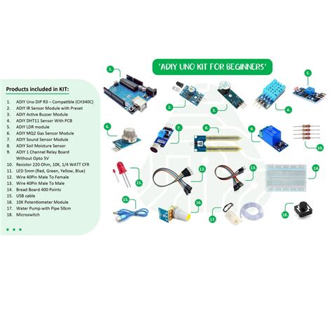 adiy arduino uno starter kit for beginners